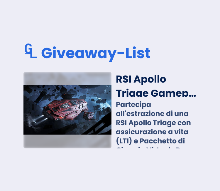 RSI Apollo Triage Gamepack LTI • Virtue's Descent - Gleam Giveaway