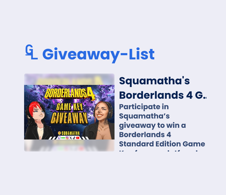 Squamatha's Borderlands 4 Game Key Giveaway! - Gleam