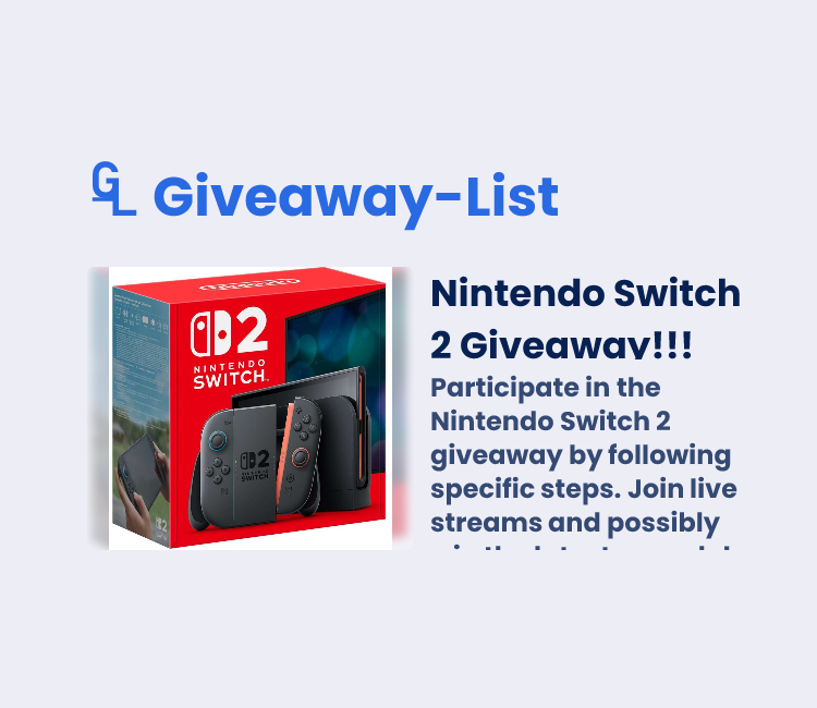 Nintendo Switch 2 Giveaway!!! - Gleam
