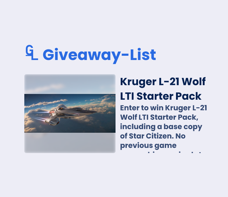 Kruger L-21 Wolf LTI Starter Pack - Gleam Giveaway
