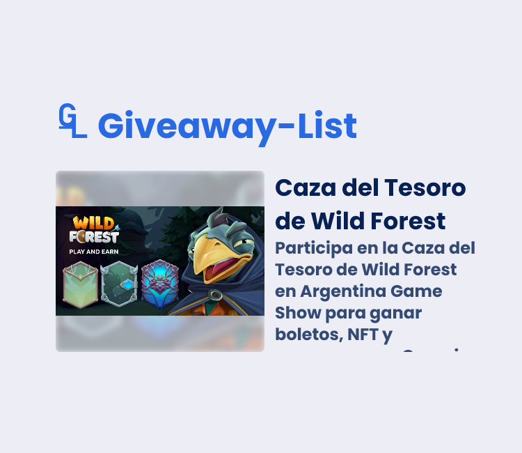 Caza del Tesoro de Wild Forest - Gleam Giveaway