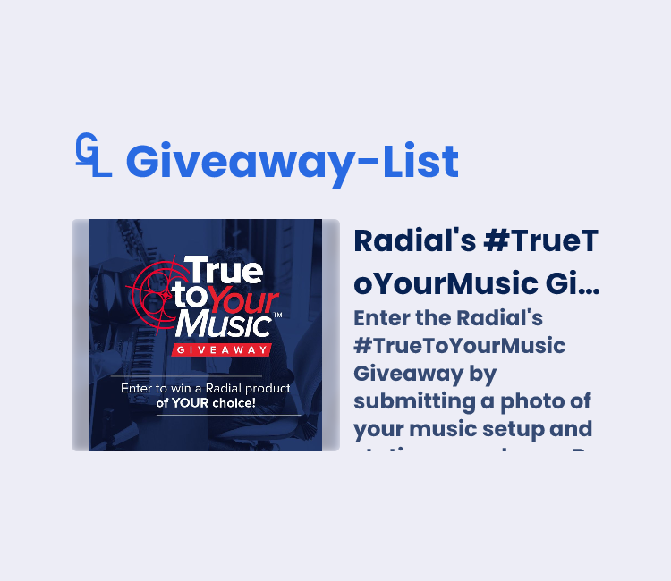 Radial's #TrueToYourMusic Giveaway - Gleam