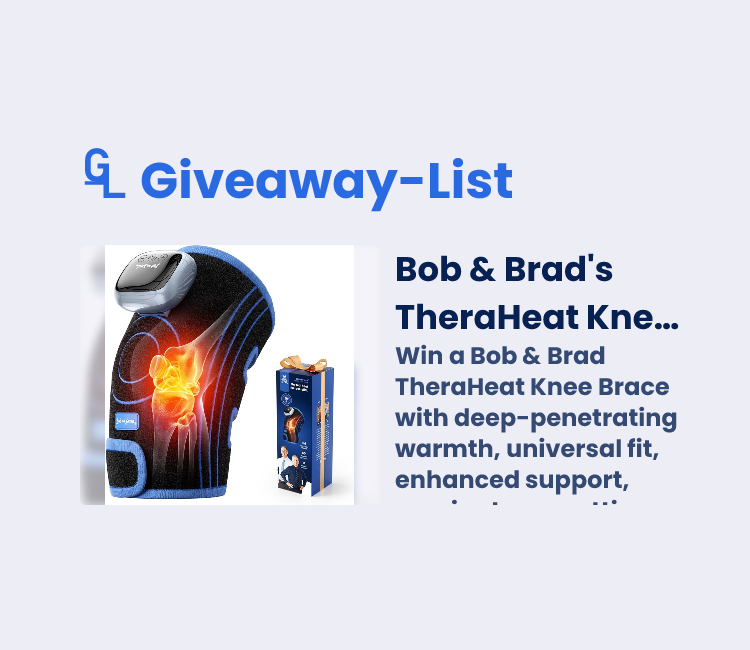 Bob & Brad's TheraHeat Knee Brace - Gleam Giveaway