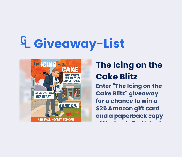 The Icing on the Cake Blitz - Gleam Giveaway