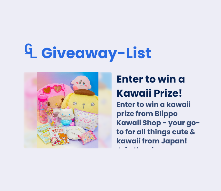 Enter to win a Kawaii Prize! - Gleam Giveaway