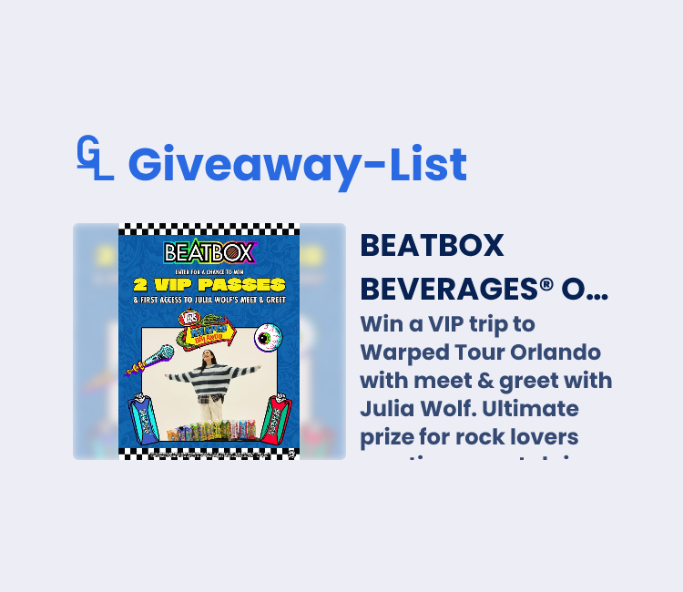 BEATBOX BEVERAGES® ORLANDO ROCK FESTIVAL 2025 SWEEPSTAKES - Gleam Giveaway