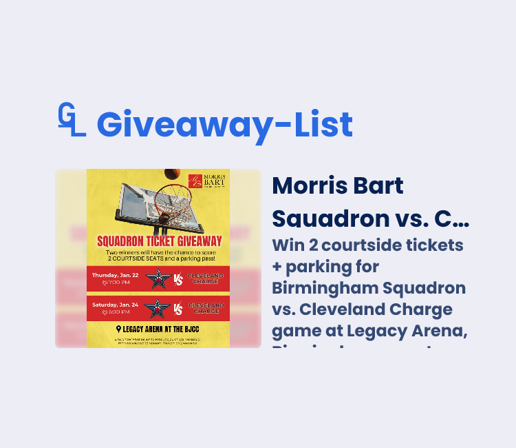 Morris Bart Squadron vs. Cleveland Charge Ticket Giveaway - Gleam