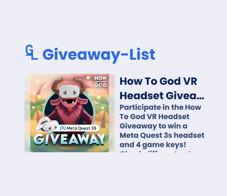 How To God VR Headset Giveaway - Gleam