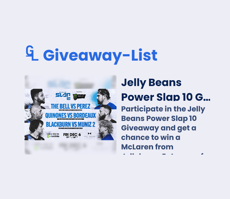 Jelly Beans Power Slap 10 Giveaway - Gleam
