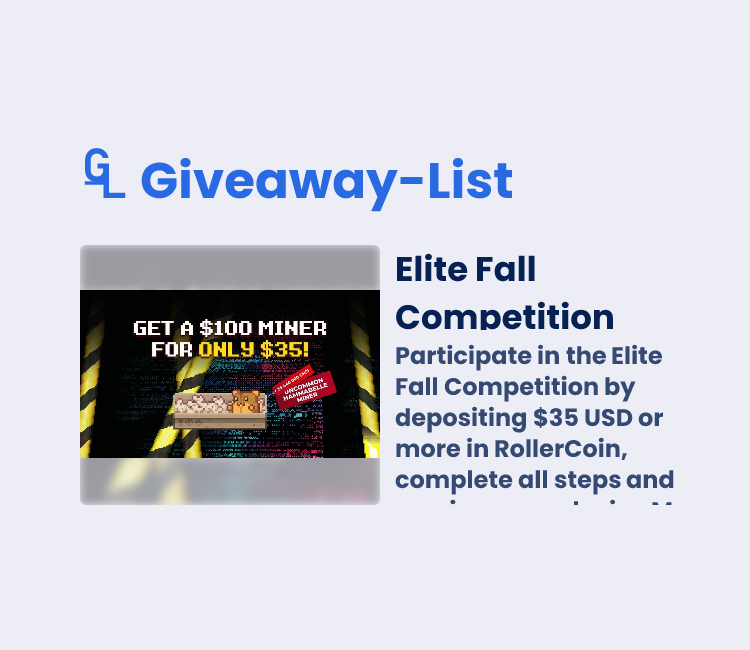 🏆 Elite Fall Competition 🏆 - Gleam Giveaway