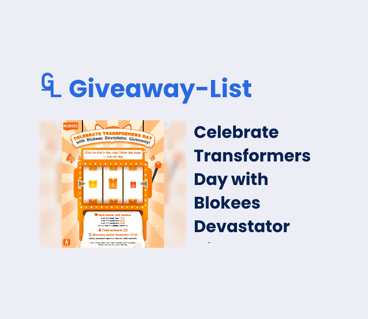 🎉 Celebrate Transformers Day with Blokees Devastator Giveaway! 🎉 - Gleam