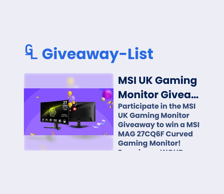 MSI UK Gaming Monitor Giveaway - Gleam