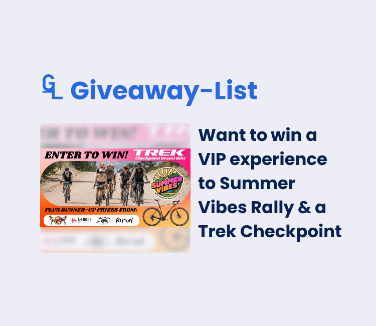 Want to win a VIP experience to Summer Vibes Rally & a Trek Checkpoint ...