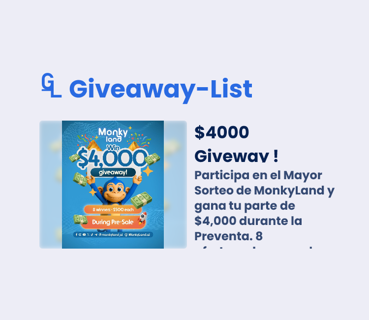 $4000 Giveway ! - Gleam Giveaway