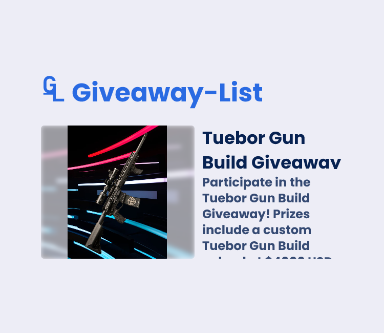 Tuebor Gun Build Giveaway - Gleam