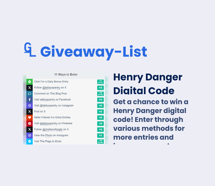 Henry Danger Digital Code - Gleam Giveaway