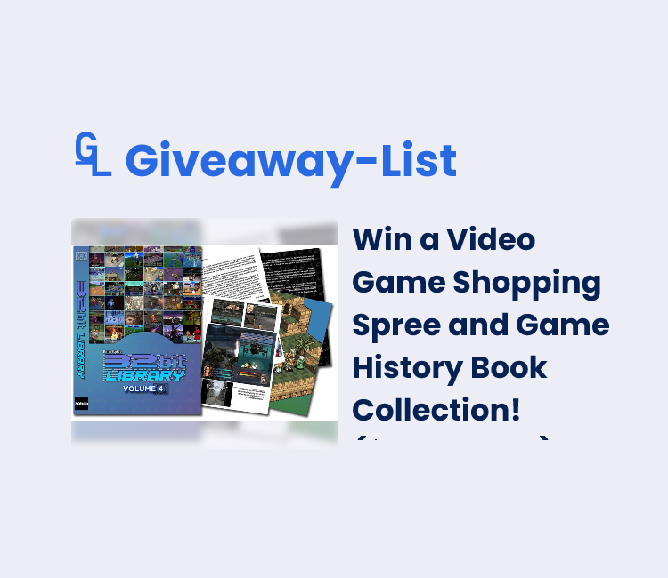 Win a Video Game Shopping Spree and Game History Book Collection! ($335 ...