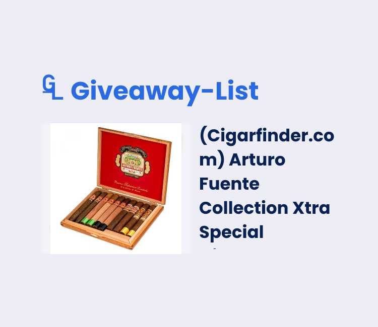 (Cigarfinder.com) Arturo Fuente Collection Xtra Special Giveaway - Gleam