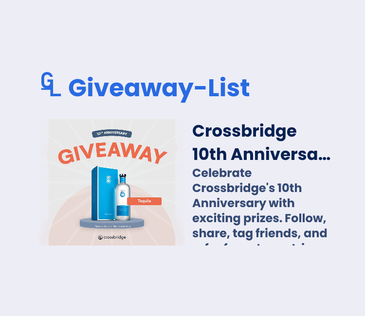Crossbridge 10th Anniversary Giveaway - Gleam