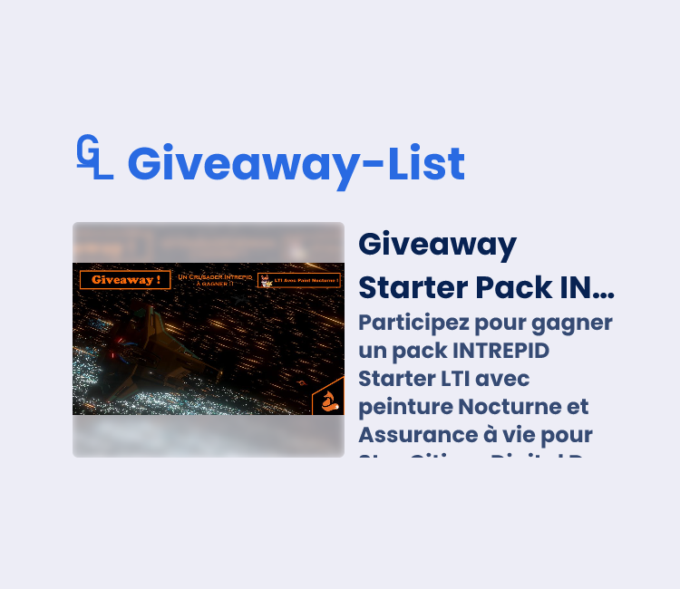 Giveaway Starter Pack INTREPID LTI - Gleam