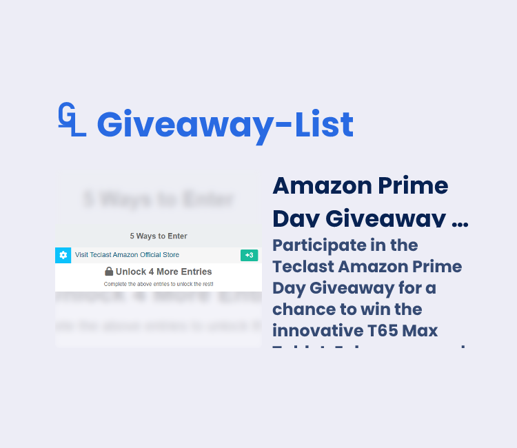 🌟Amazon Prime Day Giveaway | T65 Max Tablet - Gleam