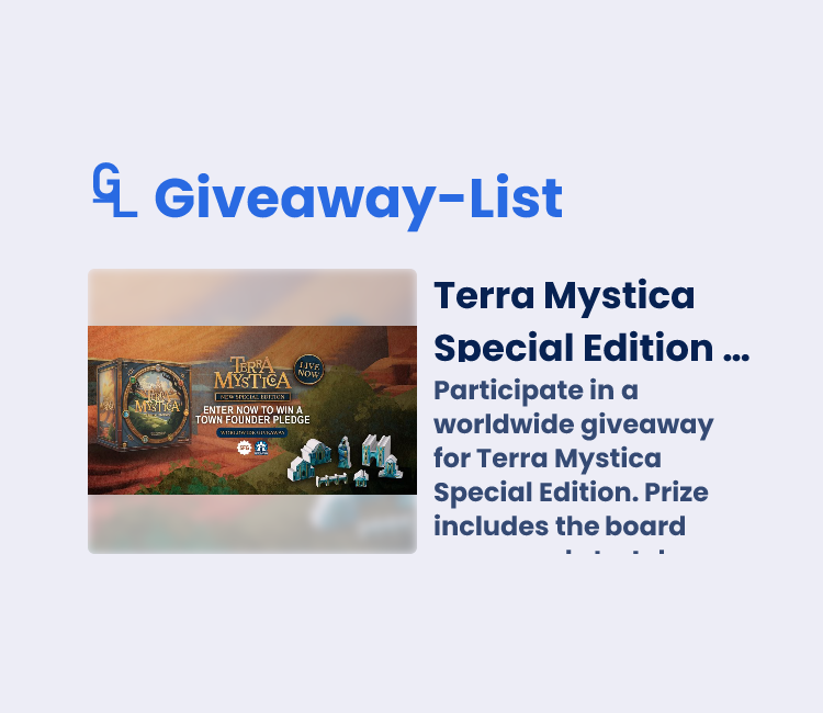 Terra Mystica Special Edition | Worldwide Giveaway - Gleam