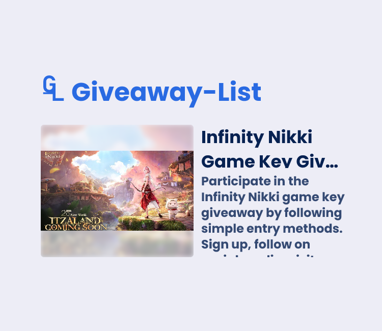 Infinity Nikki Game Key Giveaway - Gleam