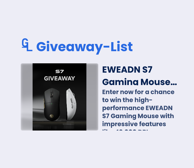 EWEADN S7 Gaming Mouse GIVEAWAY - Gleam Giveaway