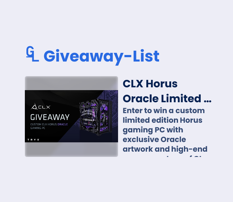 CLX Horus Oracle Limited Edition - Gleam Giveaway