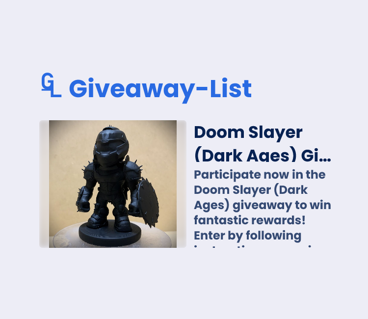 Doom Slayer (Dark Ages) Giveaway - Gleam