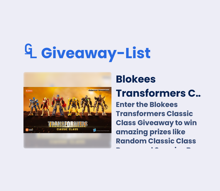 Blokees Transformers Classic Class Giveaway - Gleam