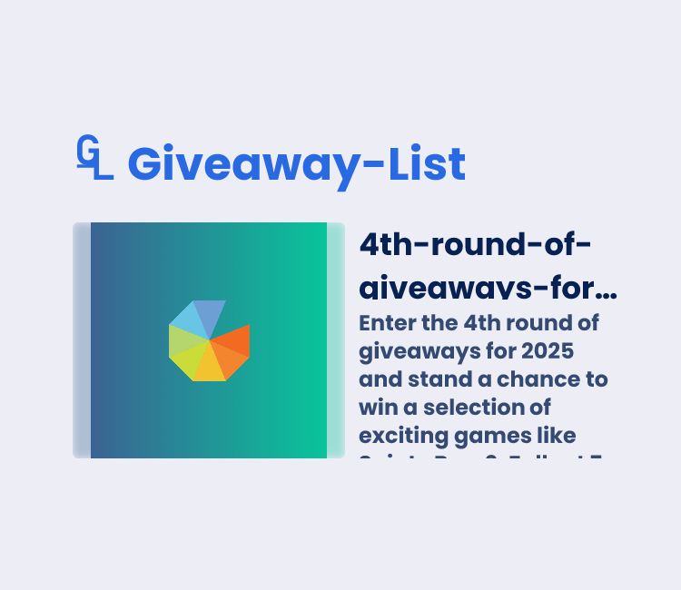 4th-round-of-giveaways-for-2025 - Gleam Giveaway