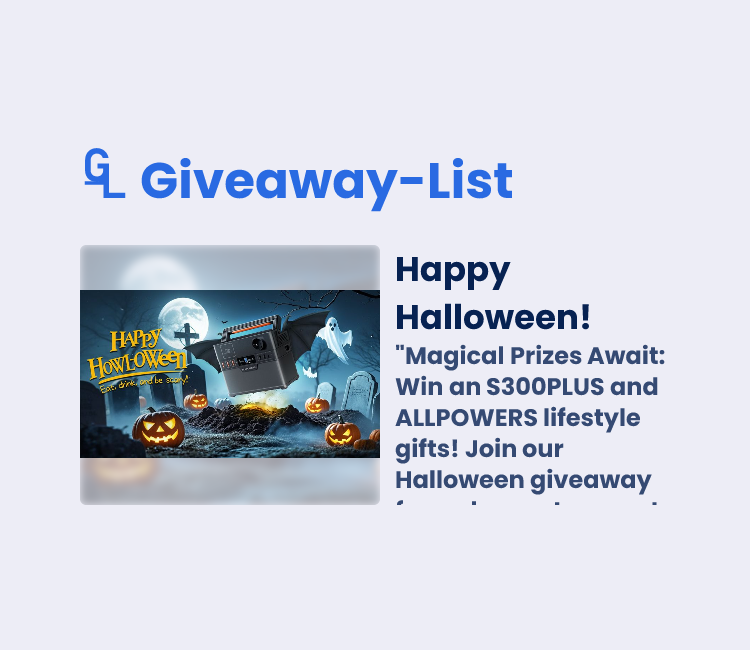 🎃Happy Halloween! - Gleam Giveaway