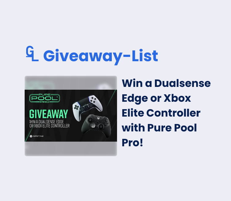 Win a Dualsense Edge or Xbox Elite Controller with Pure Pool Pro ...