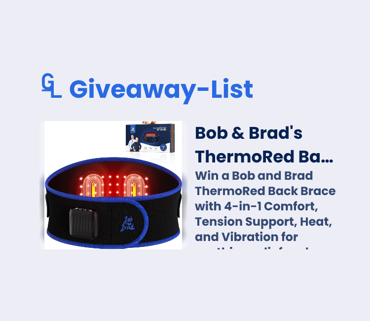 Bob & Brad's ThermoRed Back Brace - Gleam Giveaway