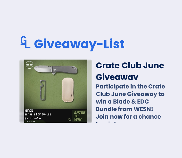 Crate Club June Giveaway - Gleam