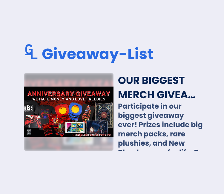 OUR BIGGEST MERCH GIVEAWAY EVER - Gleam Giveaway