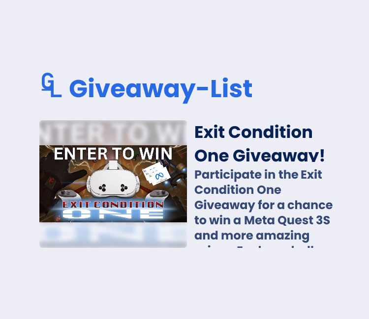Exit Condition One Giveaway! - Gleam