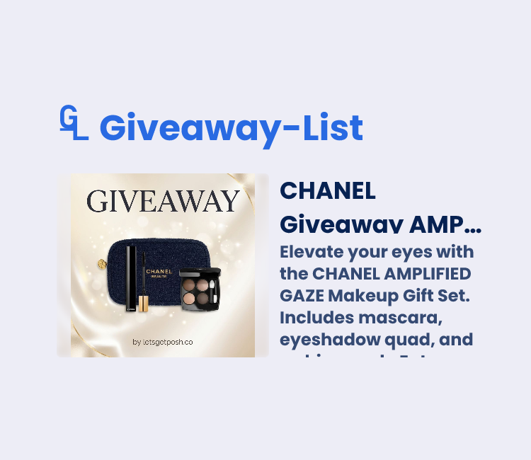 🖤 CHANEL Giveaway AMPLIFIED GAZE Makeup Gift Set 🖤 - Gleam