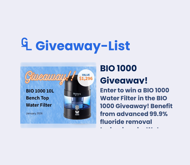 BIO 1000 Giveaway! - Gleam