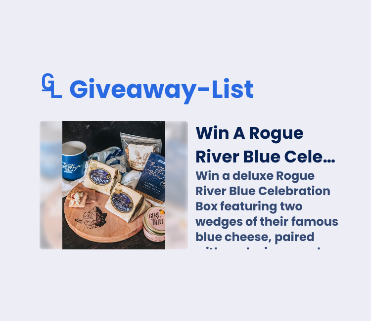 Win A Rogue River Blue Celebration Box - Gleam Giveaway