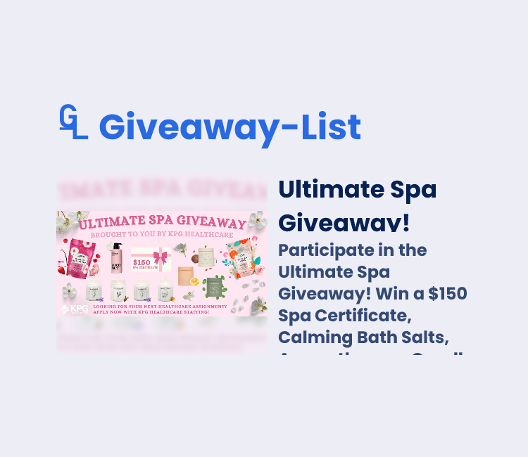 Ultimate Spa Giveaway! - Gleam