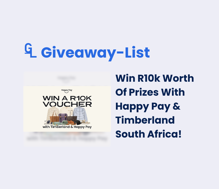 Win R10k Worth Of Prizes With Happy Pay & Timberland South Africa ...
