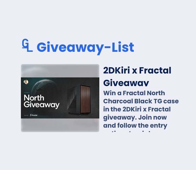 2DKiri x Fractal Giveaway - Gleam