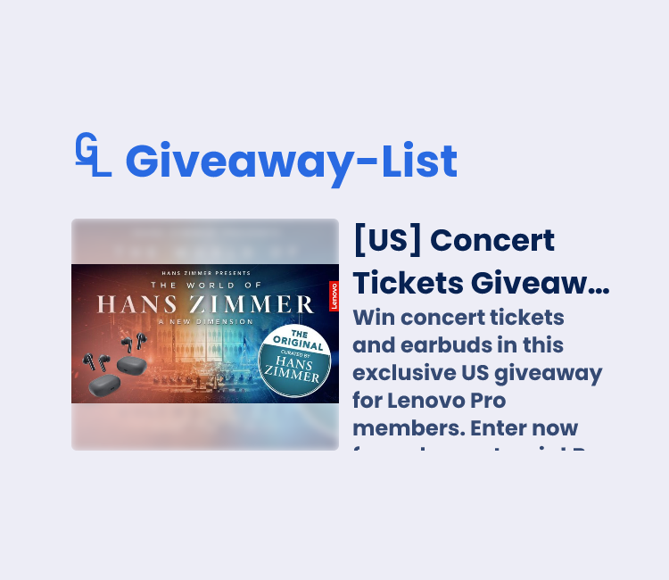 [US] Concert Tickets Giveaway (+earbuds!) 🎶 - Gleam