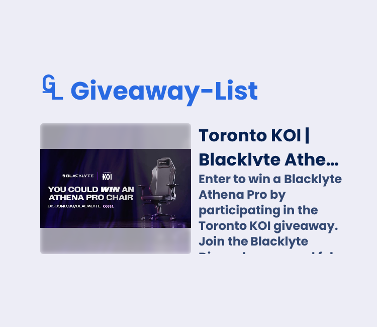 Toronto KOI | Blacklyte Athena Pro Giveaway - Gleam
