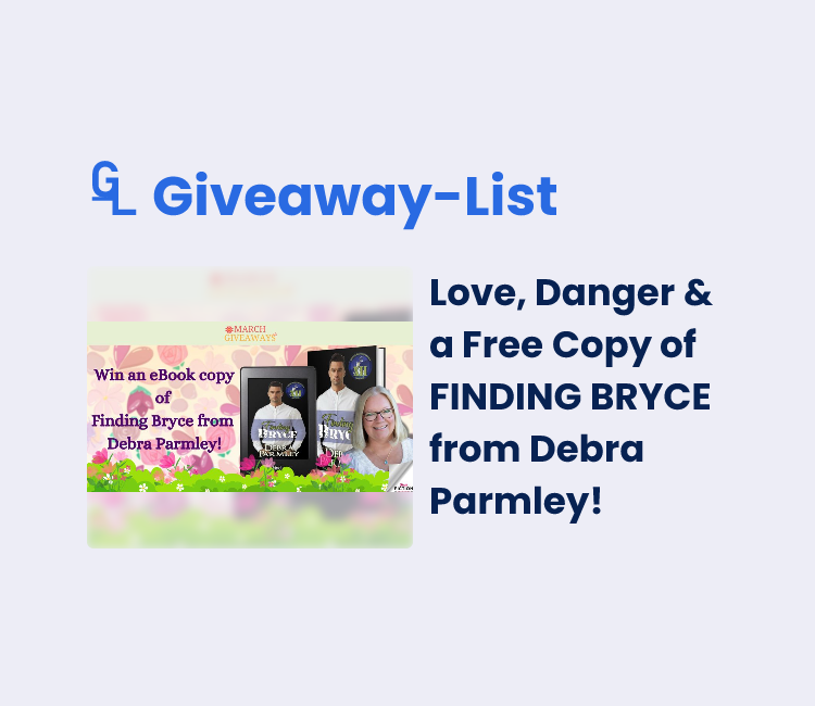 Love, Danger & a Free Copy of FINDING BRYCE from Debra Parmley! - Gleam ...