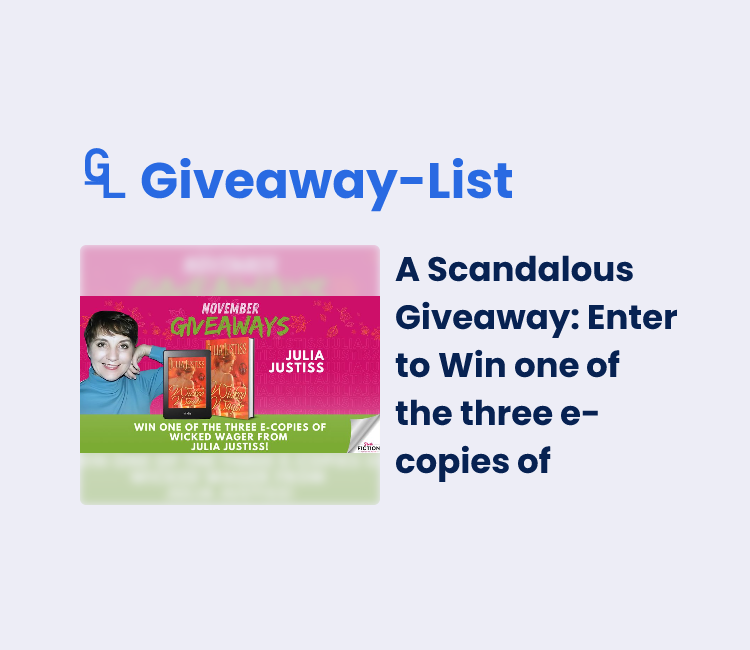 A Scandalous Giveaway: Enter to Win one of the three e-copies of WICKED ...