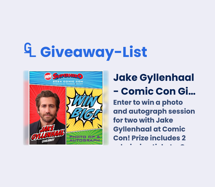 Jake Gyllenhaal - Comic Con Giveaway 💥🦸🏽‍♂️🦸🏻‍♀️⁠ - Gleam