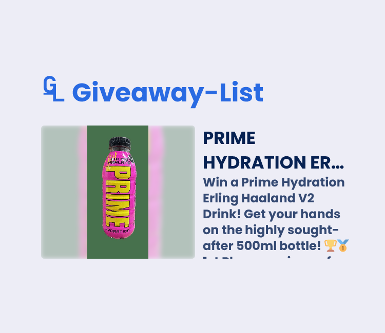 PRIME HYDRATION ERLING HAALAND DRINK! - Gleam Giveaway